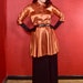1940s Hostess Jacket Loungewear Copper Satin - Etsy