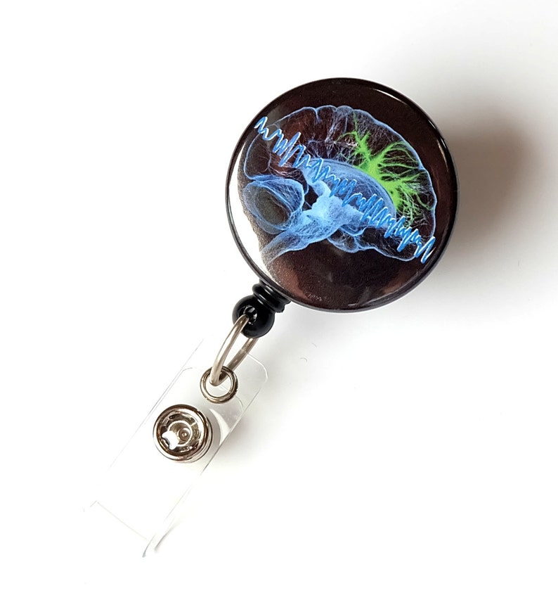 EEG Tech Badge Reels Neurologist ID Badge Holder - Etsy Canada