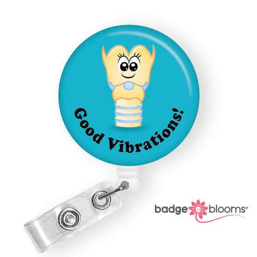 Larynx Badge Reel Speech Pathologist Gift Feltie Badge - Etsy