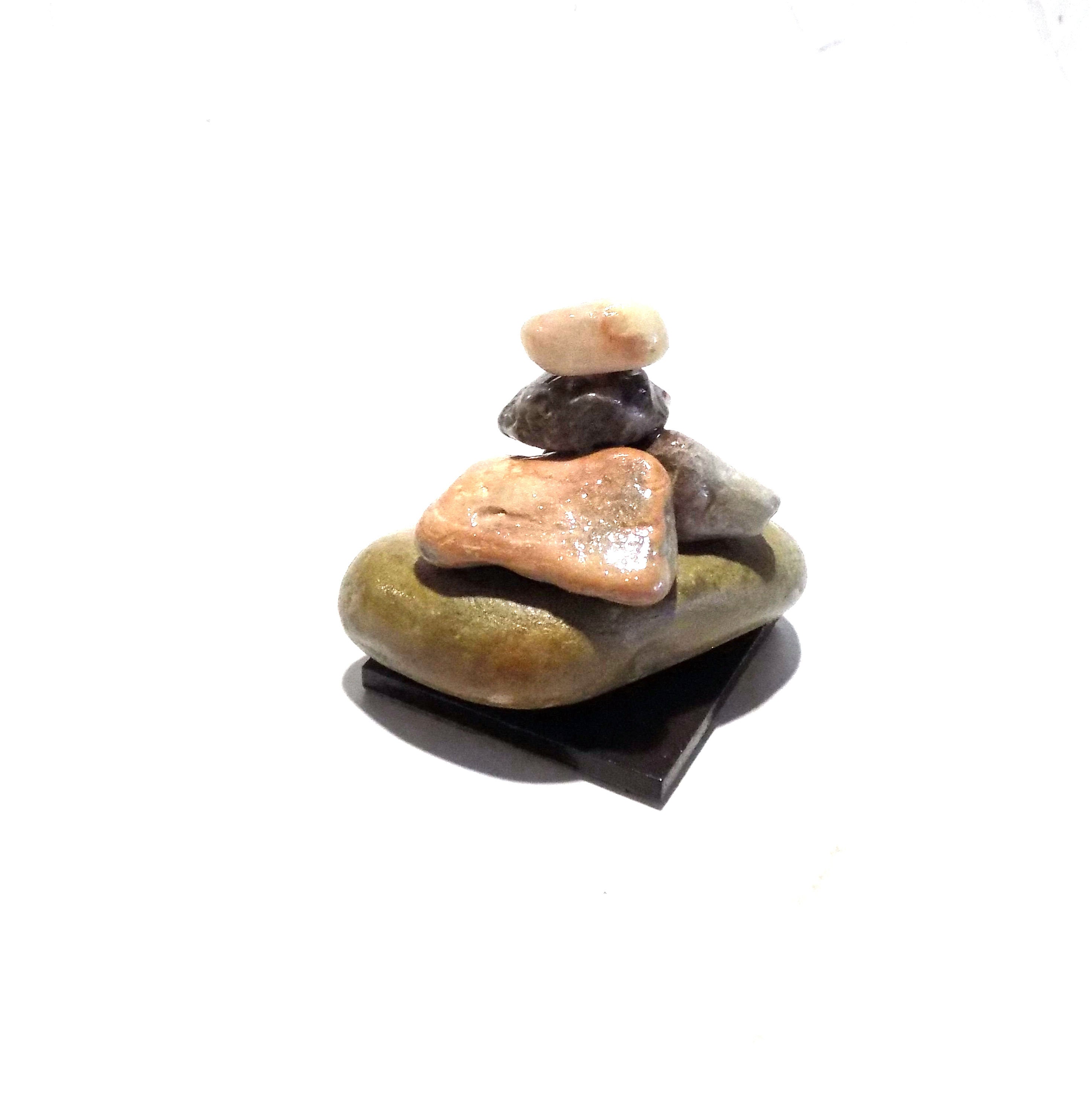 Rock Art, Rustic Home Decor, Contemporary Home Accent, Unique Gift Idea ...
