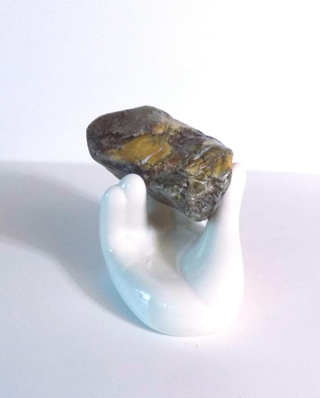 Unique Ocean Rock Art Sculpture, Modern Abstract Art, Coastal Home ...