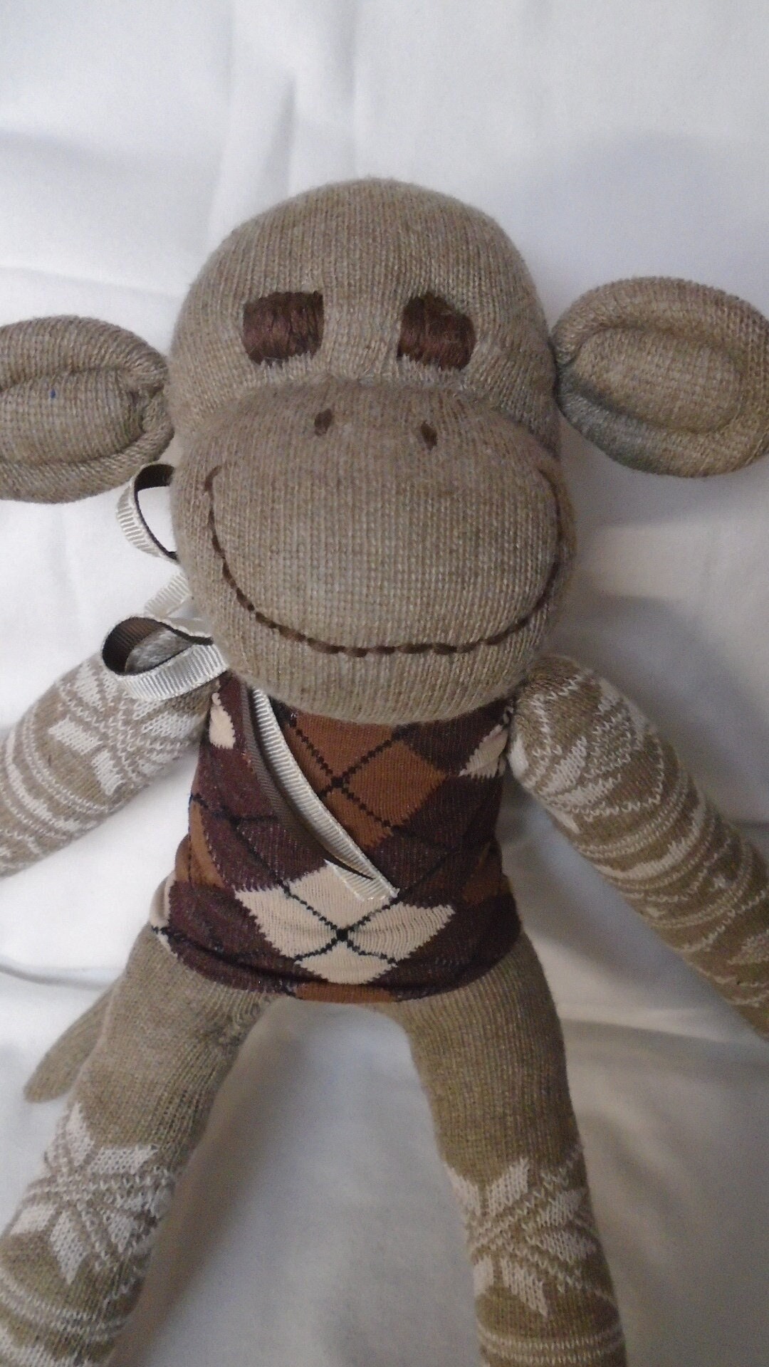 Soft Tan Soft Blend Sock Monkey Doll/handmade - Etsy
