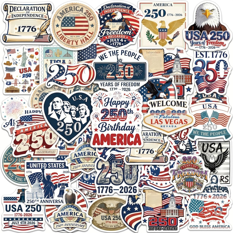 American Flag Sticker 250 - Etsy