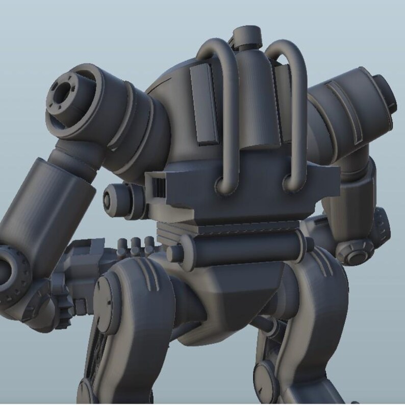 Robot Auto-canon - STL 3D Printing Science Fiction Future Space - Etsy