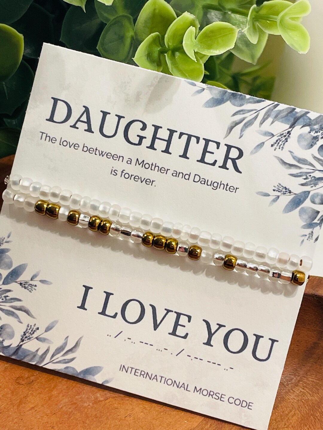 I LOVE YOU Daughter Birthday Gift Christmas Gift Customizable Premium ...