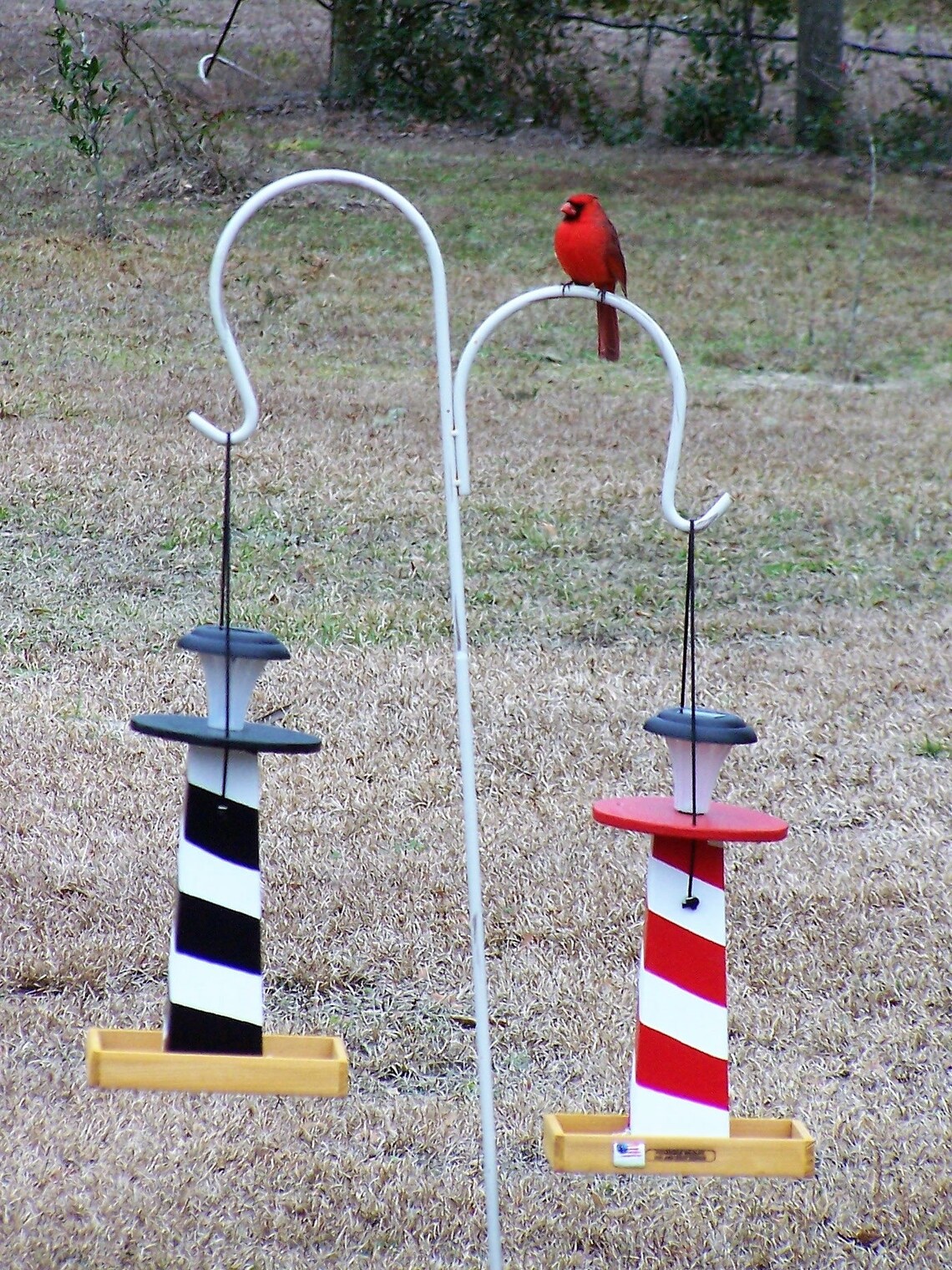 Solar Lighthouse Bird feeder | Etsy