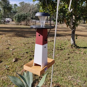 Solar Lighthouse Bird Feeder - Etsy