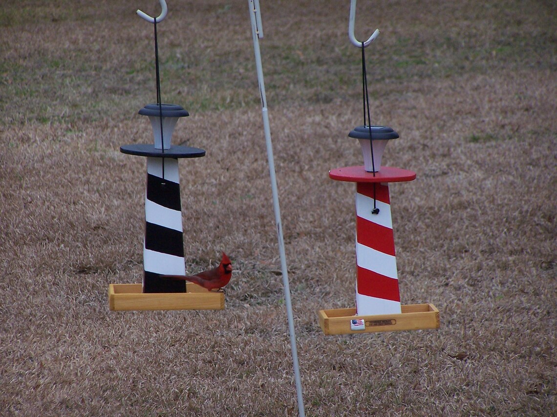 Solar Lighthouse Bird Feeder - Etsy