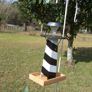 Solar Lighthouse Bird Feeder - Etsy