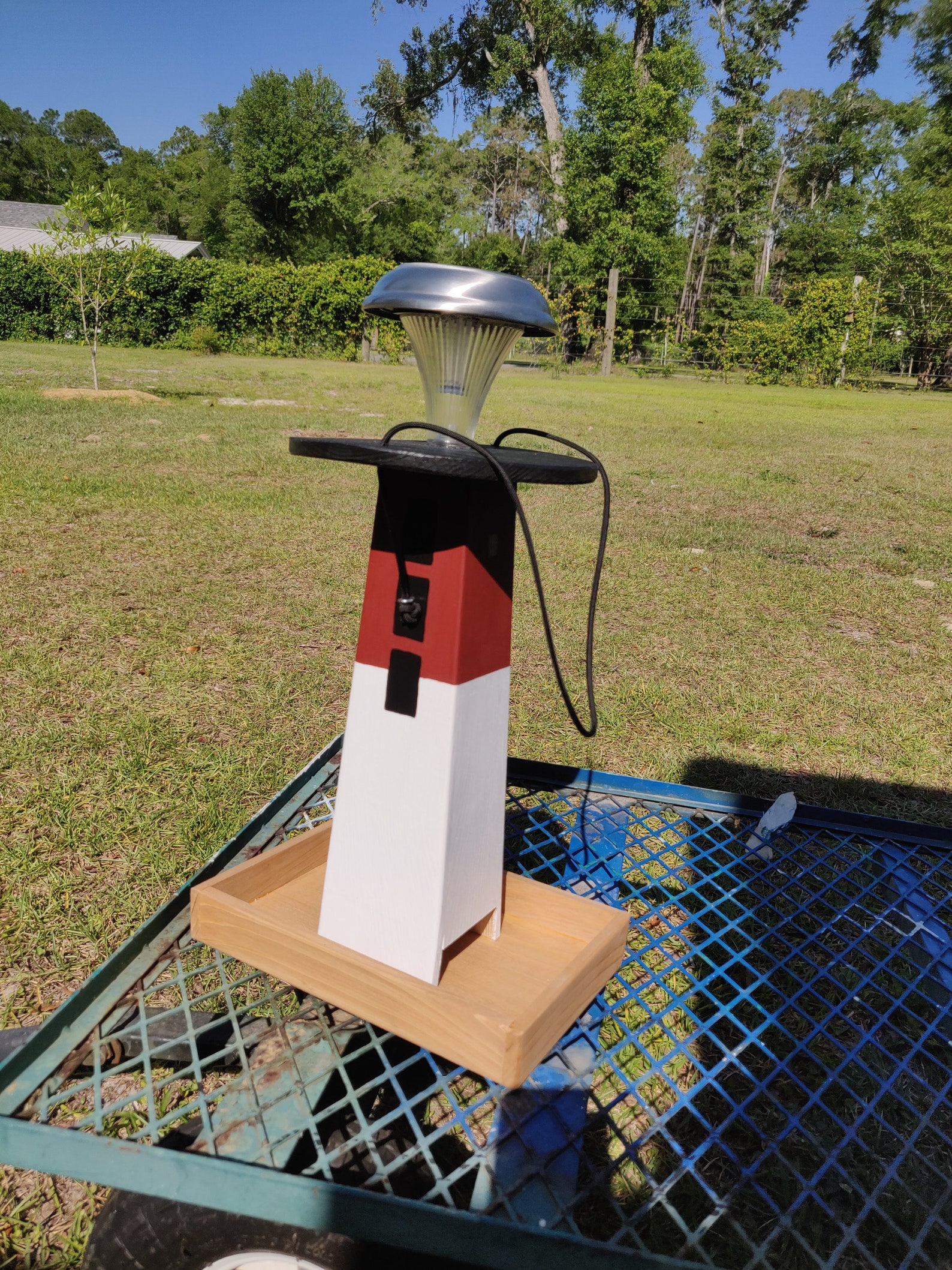 Solar Lighthouse Bird Feeder - Etsy