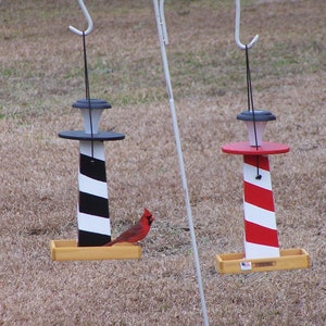 Solar Lighthouse Bird Feeder - Etsy