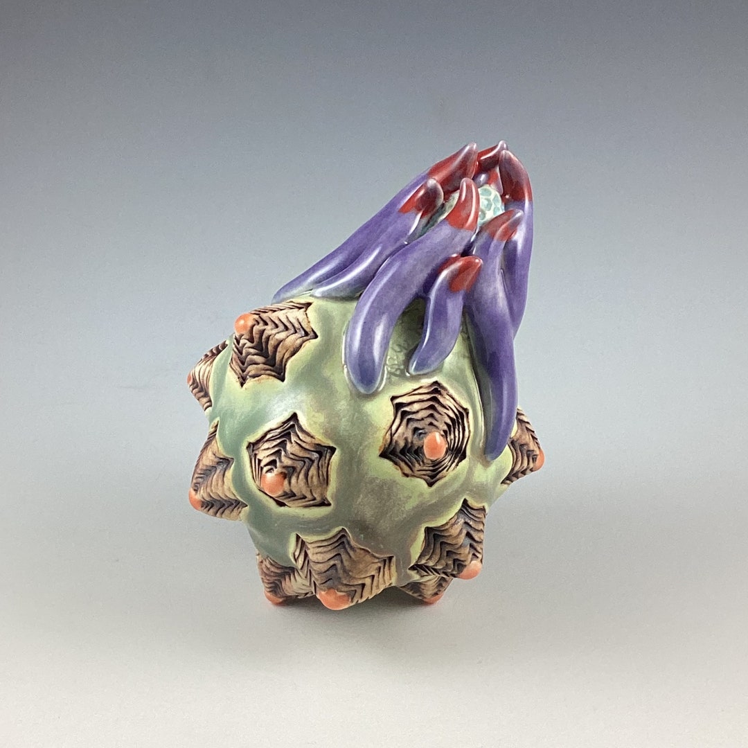 Cosmic Nubbin Podling Rattle Ceramic Rattle Musical - Etsy