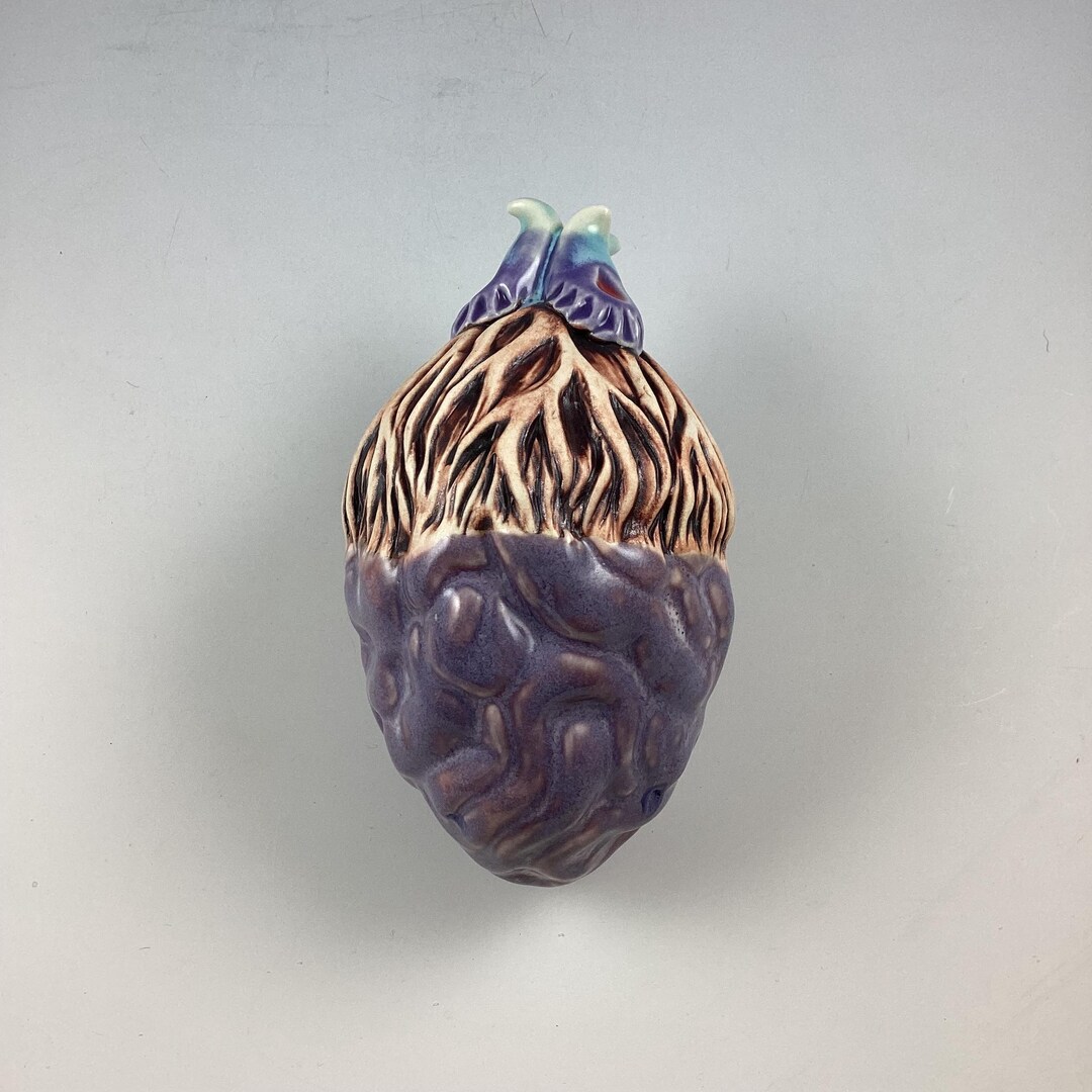 Brainy Heart Podling Rattle - Ceramic Rattle - Musical Instrument ...