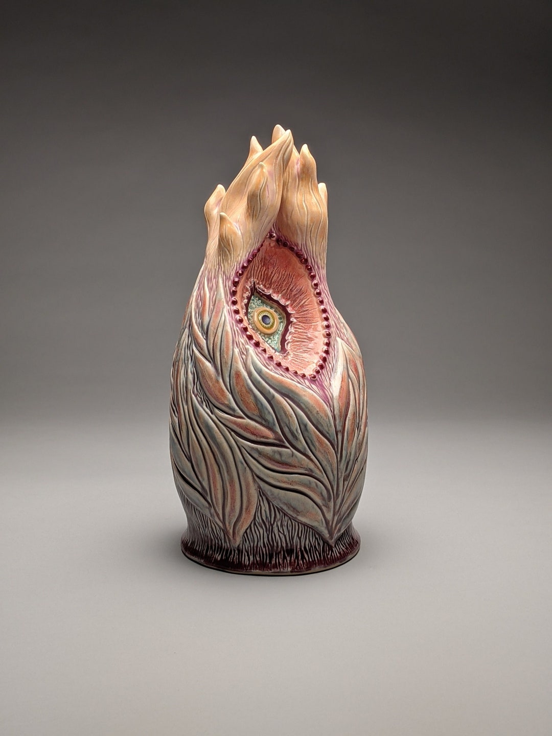 Fleather Urn - Ceramic Urn - Cremation Urn - Funerary Urn - Etsy
