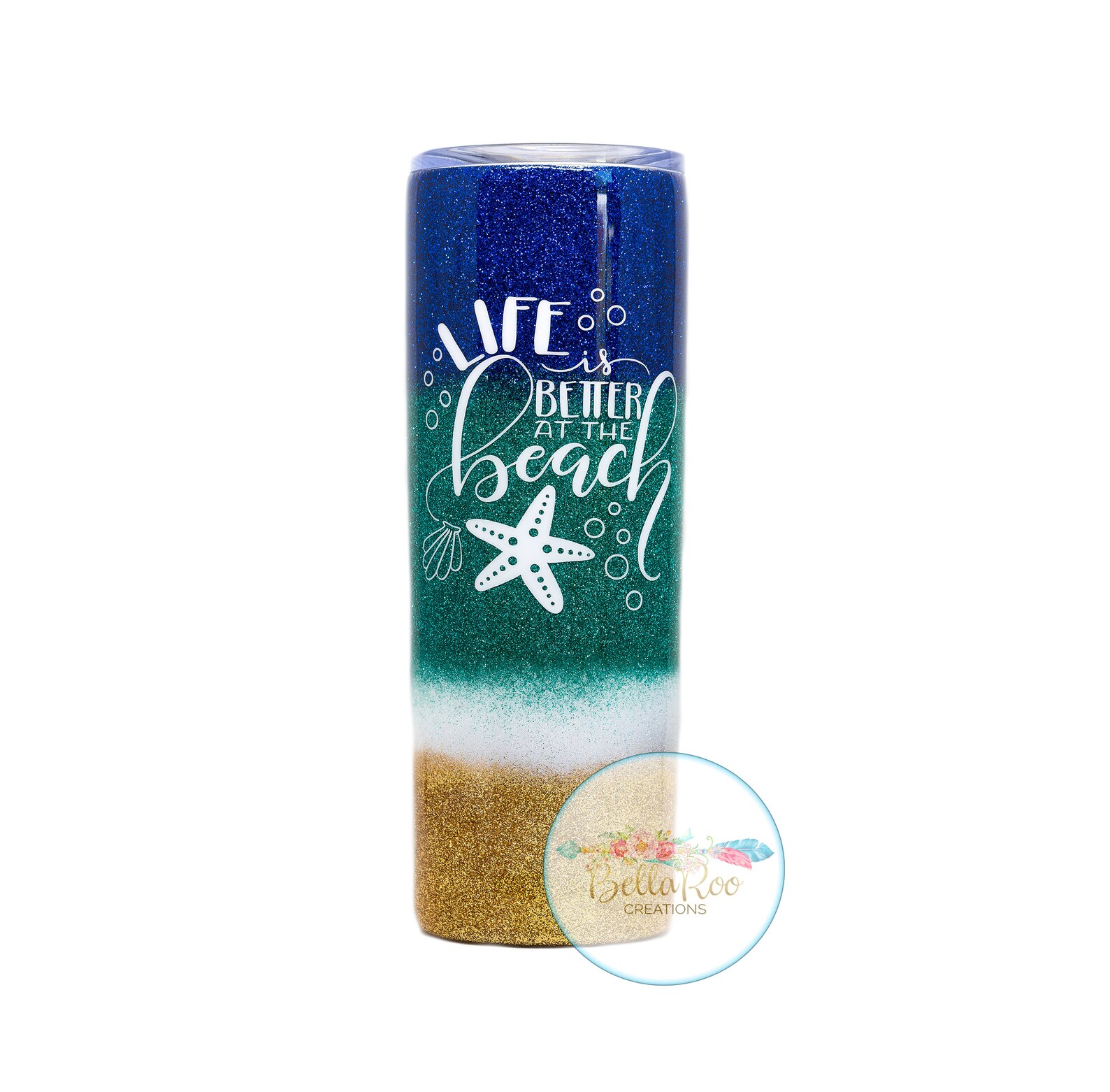 Beach Yeti Beach Tumbler Glitter Yeti Beach Glitter Yeti - Etsy