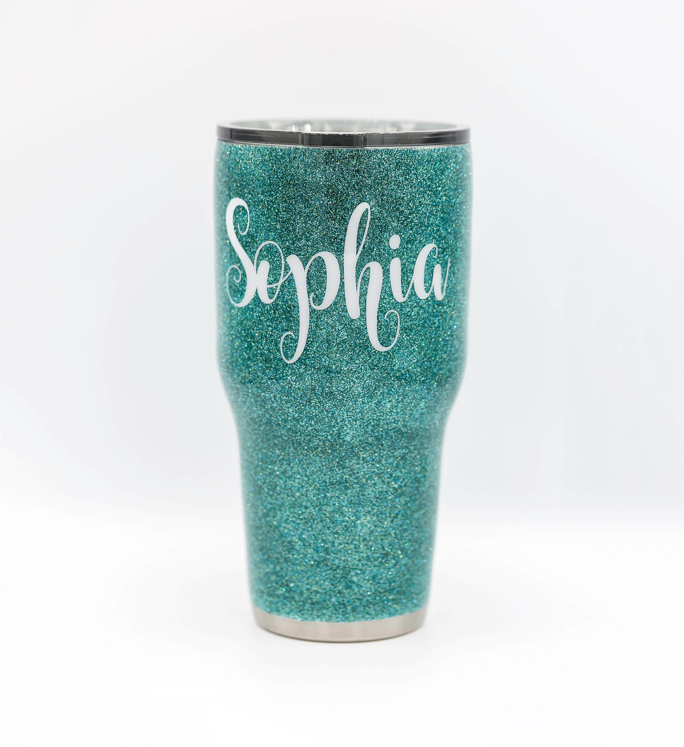 Vaso Aqua Glitter Yeti brillante yeti sumergido en brillo | Etsy