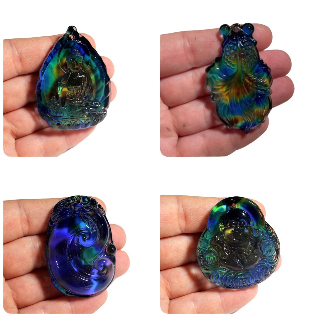 Color Changing Heat Reactive Pendant - Mood Jewelry - Etsy