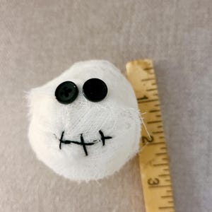 Mummy Wool Bowl Fillers Wrapped in White Gauze Cheesecloth Set of 3 ...