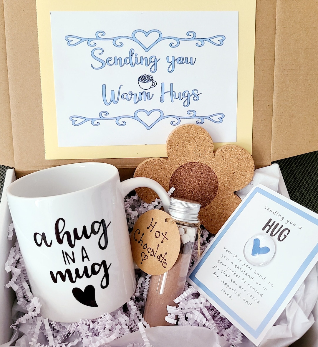 Hug in a Mug Gift Set Comforting Gift Uplifting Encouragement Gift ...