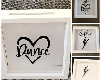 Personalized Dance Shadow Box Competition Pin Holder Display Case Dance ...
