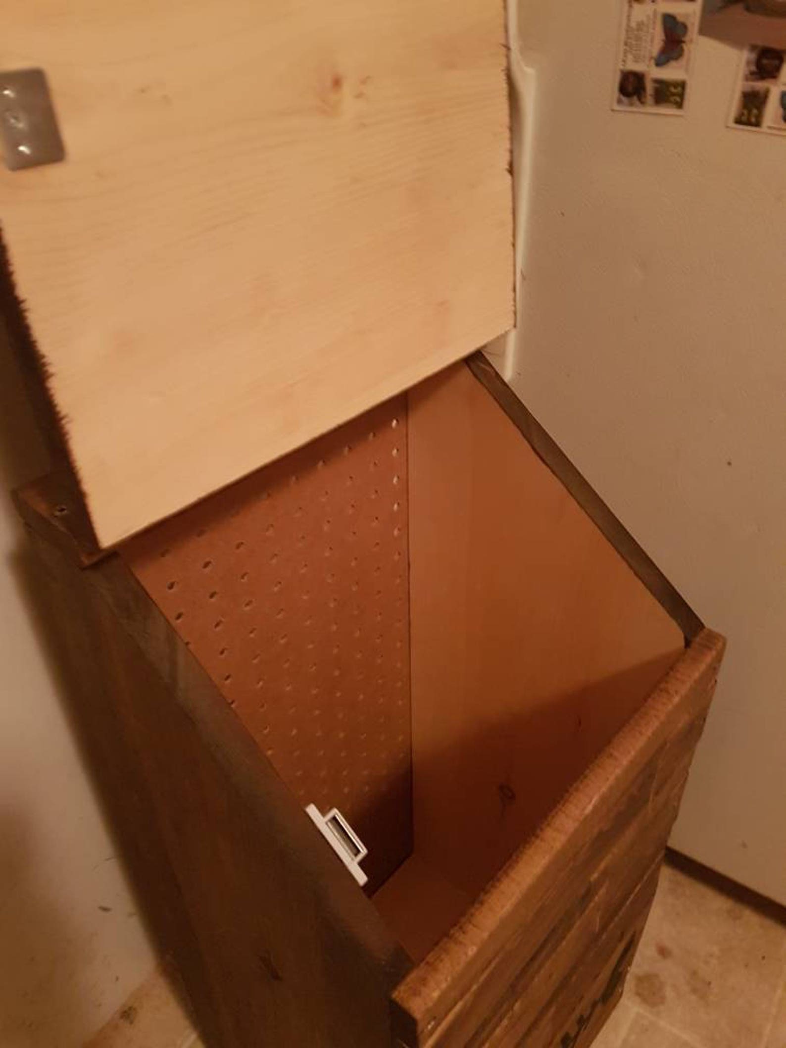 Wooden Cat Food Storage Container Cat Food Bin Pet Food - Etsy