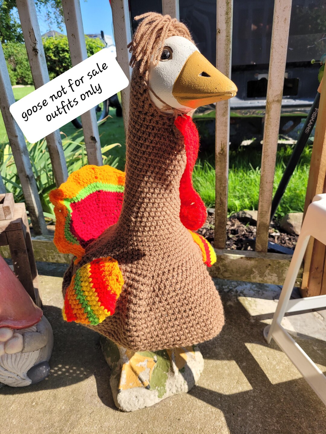 Thanksgiving Turkey Crochet Porch Goose Dress Outfit - Etsy