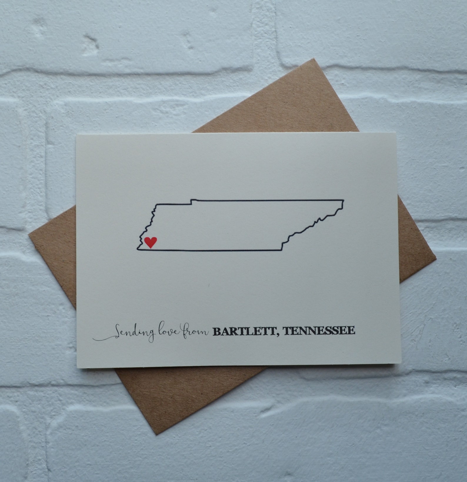 LOVE From TENNESSEE Cities Card | Friendship Cards | TN State | Love ...