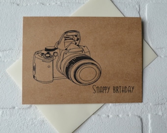 Camera Birthday Card | Etsy
