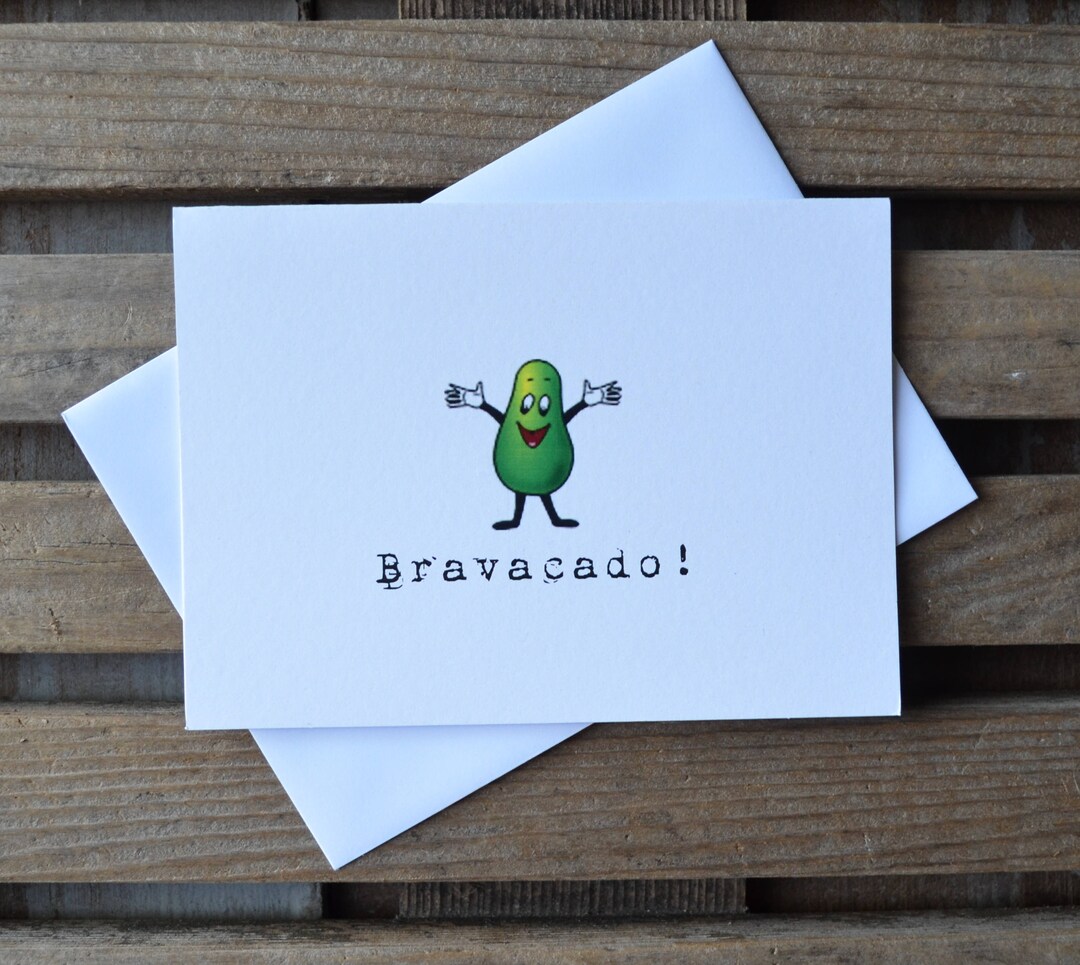 BRAVACADO Congratulations Card Friendship Cards Just - Etsy