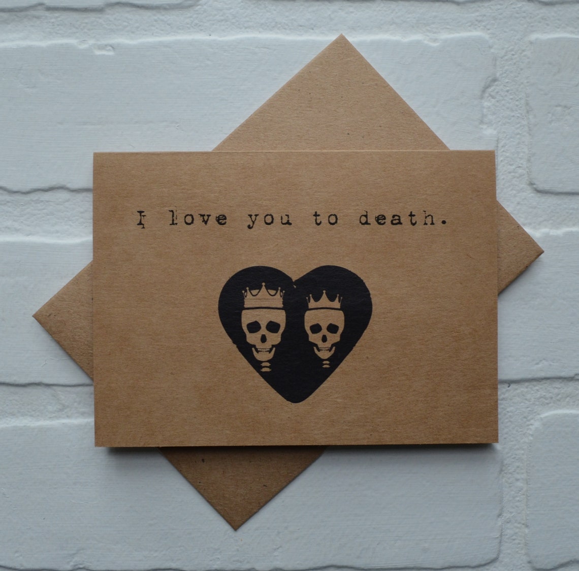 I LOVE YOU to DEATH Happy Halloween Greeting Cards | Boyfriend ...