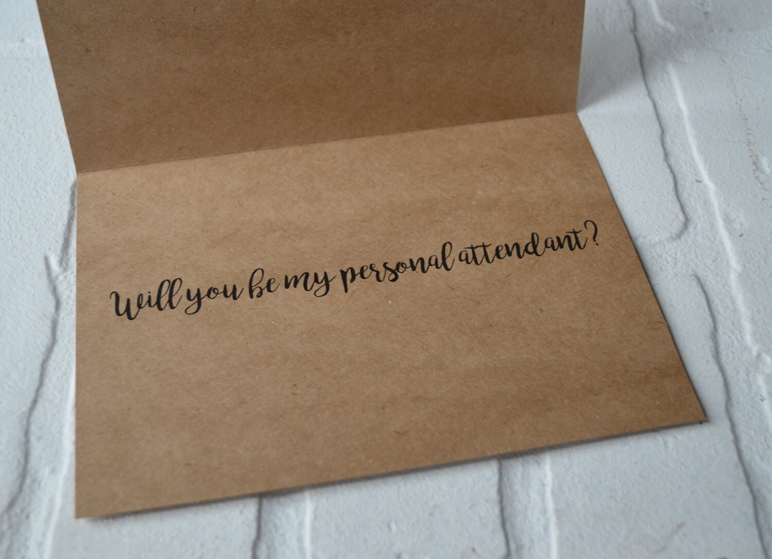 I DO CREW Will You Be My Personal Attendant Card Bridal Cards | Etsy