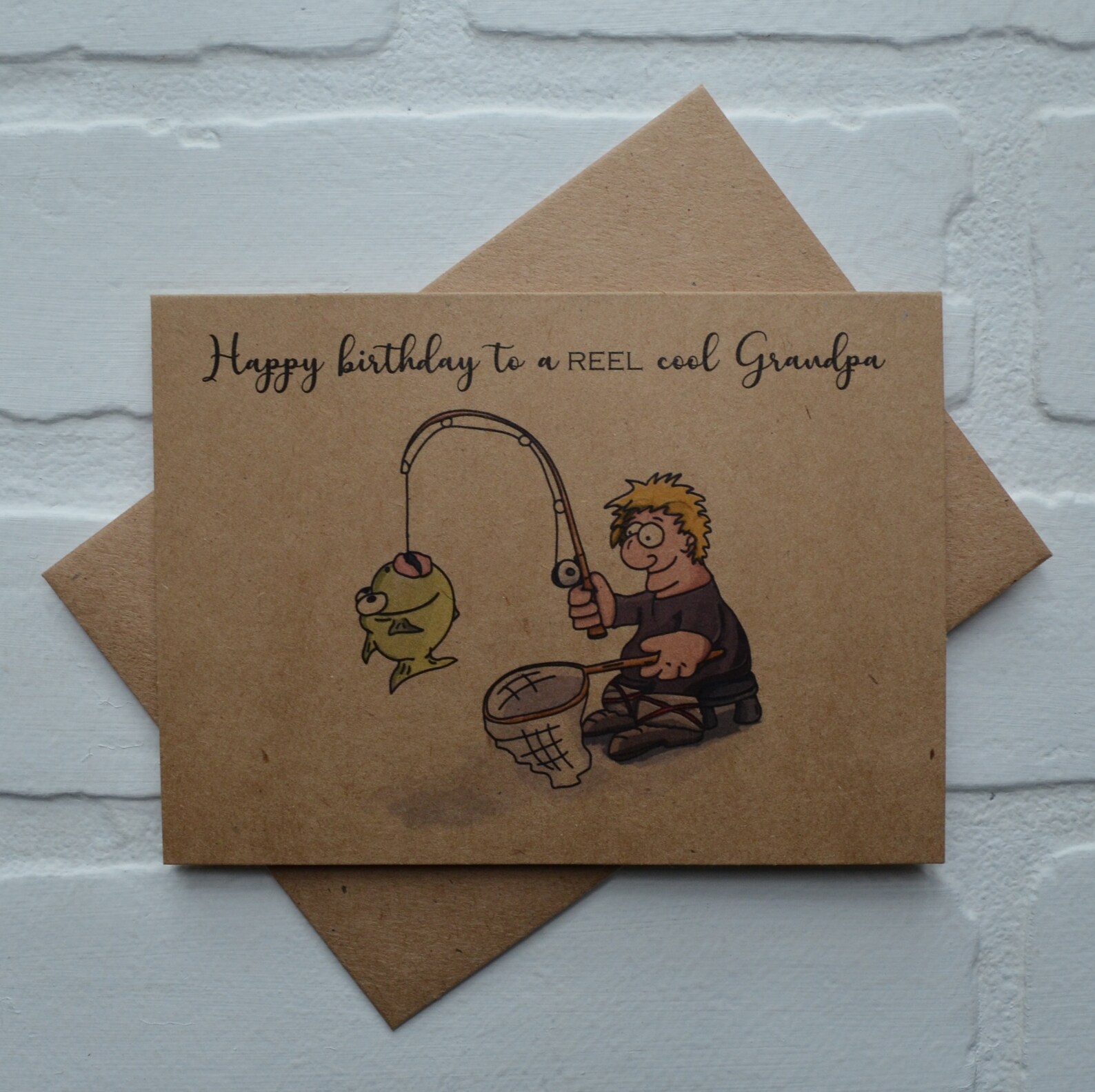 Happy Birthday to a REEL GREAT GUY Card Fishing Lover Bday - Etsy