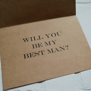 FORMAL BROMANCE INVITATION Will You Be My Groomsman Wedding Card ...