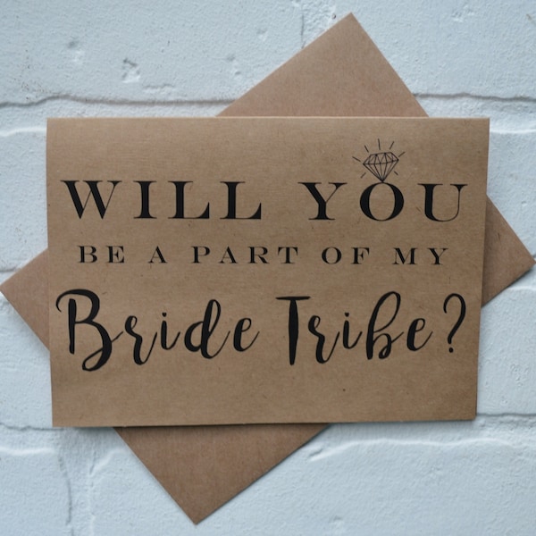 Bride Tribe Card - Etsy