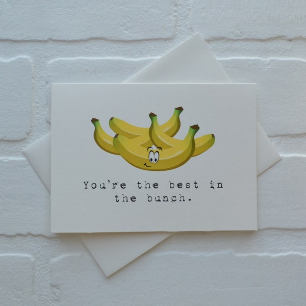 Banana Love Card - Etsy
