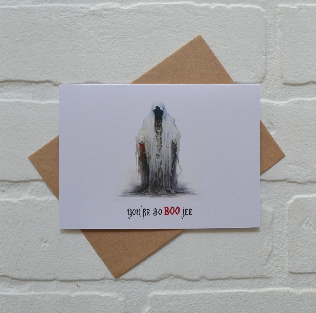 YOU'RE so BOOJEE Funny Happy Halloween Greeting Card - Etsy