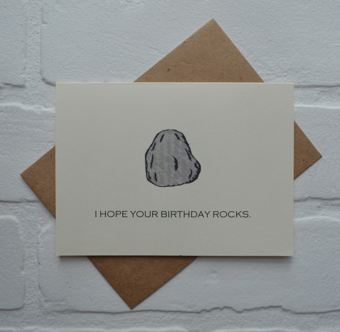 Hope Your BIRTHDAY ROCKS Birthday Card Greeting Card Happy - Etsy