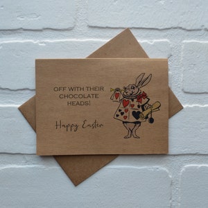 I'm LATE I'm Late for an Important Date Happy EASTER Card Alice ...