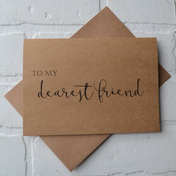 My Dearest Friend - Etsy