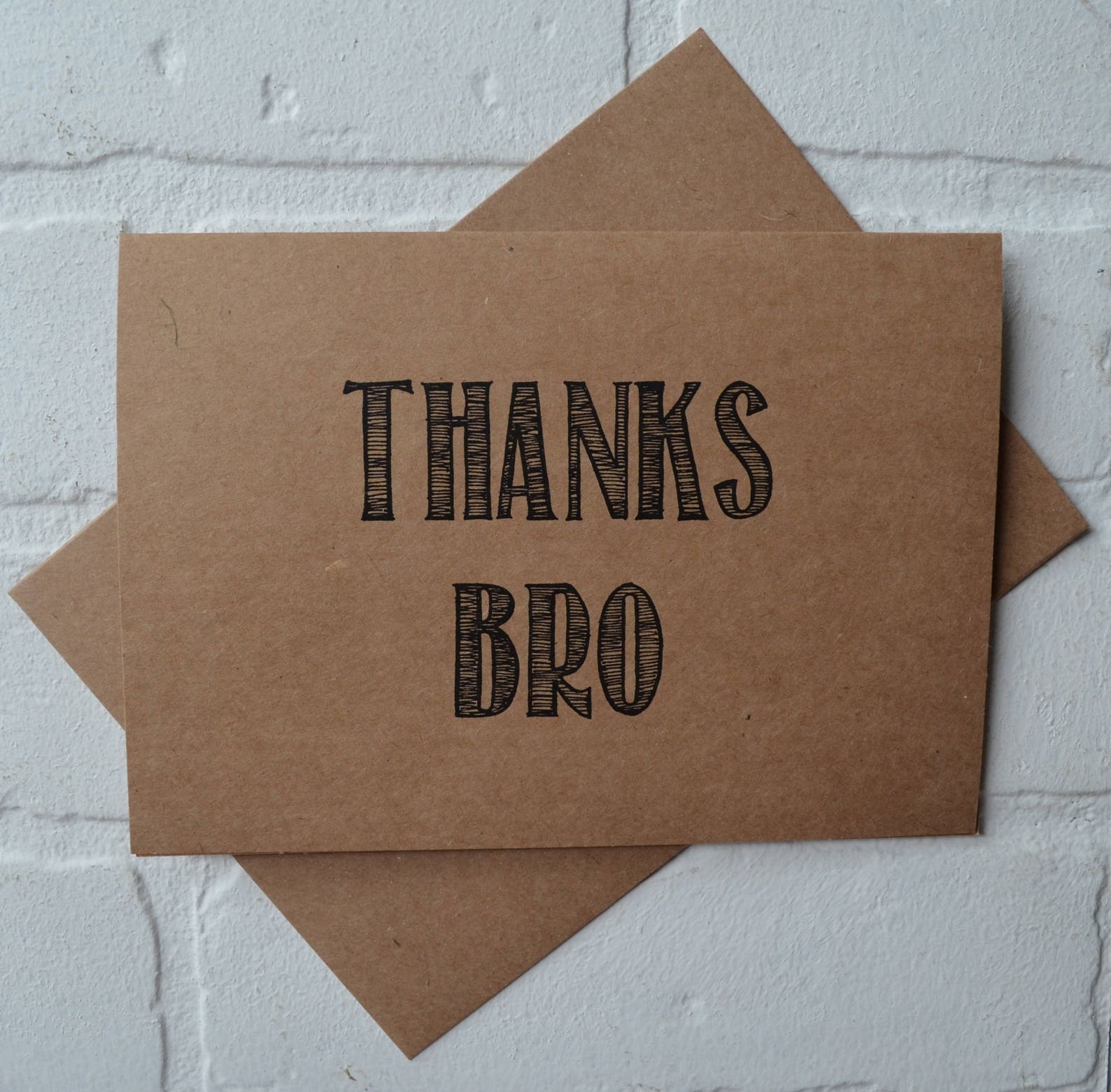 THANKS BRO Groomsman Thank You Cards Funny Groomsman Card - Etsy
