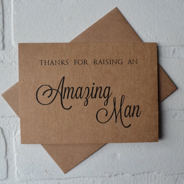 Thank You For Raising The Man Etsy