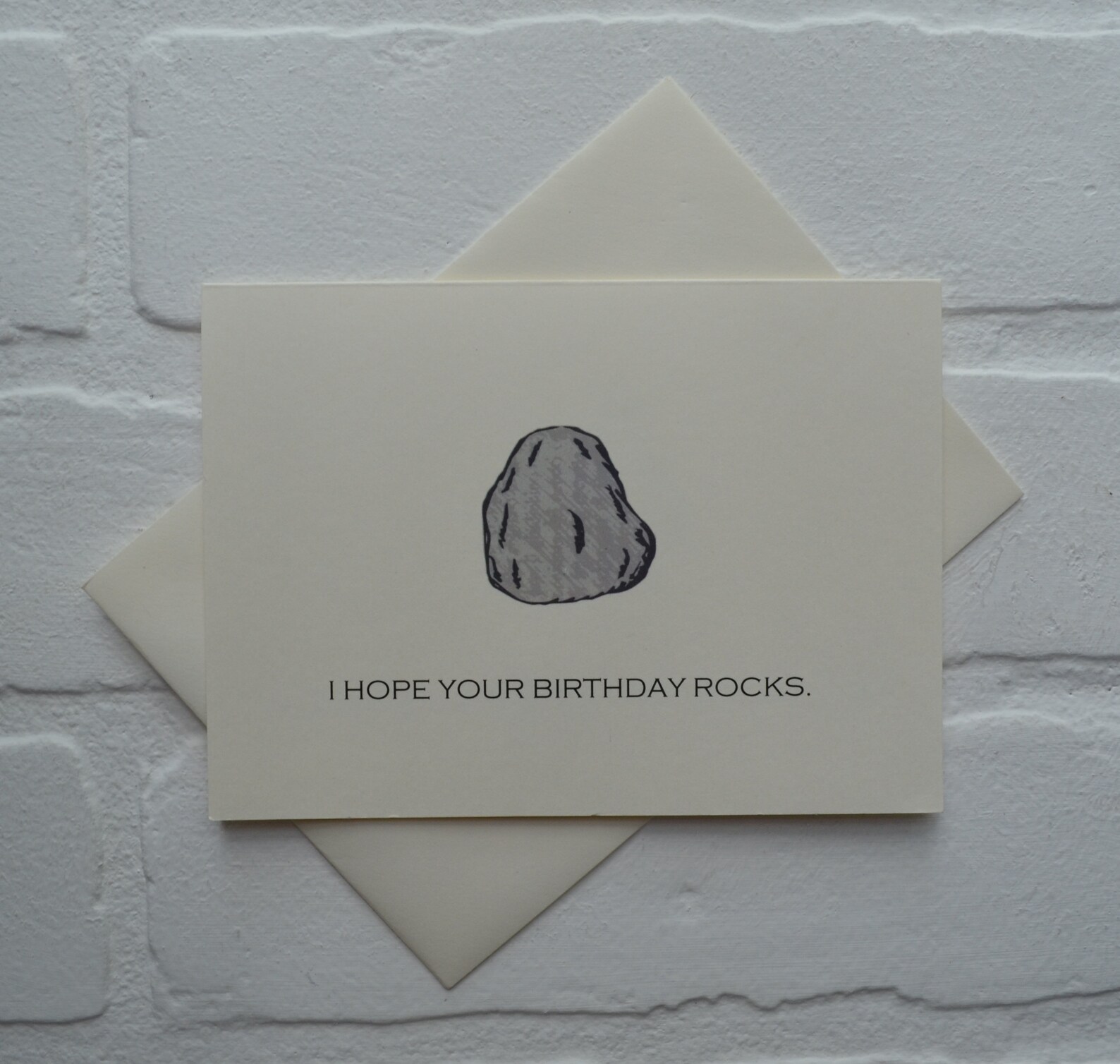 Hope Your BIRTHDAY ROCKS Birthday Card Greeting Card Happy - Etsy