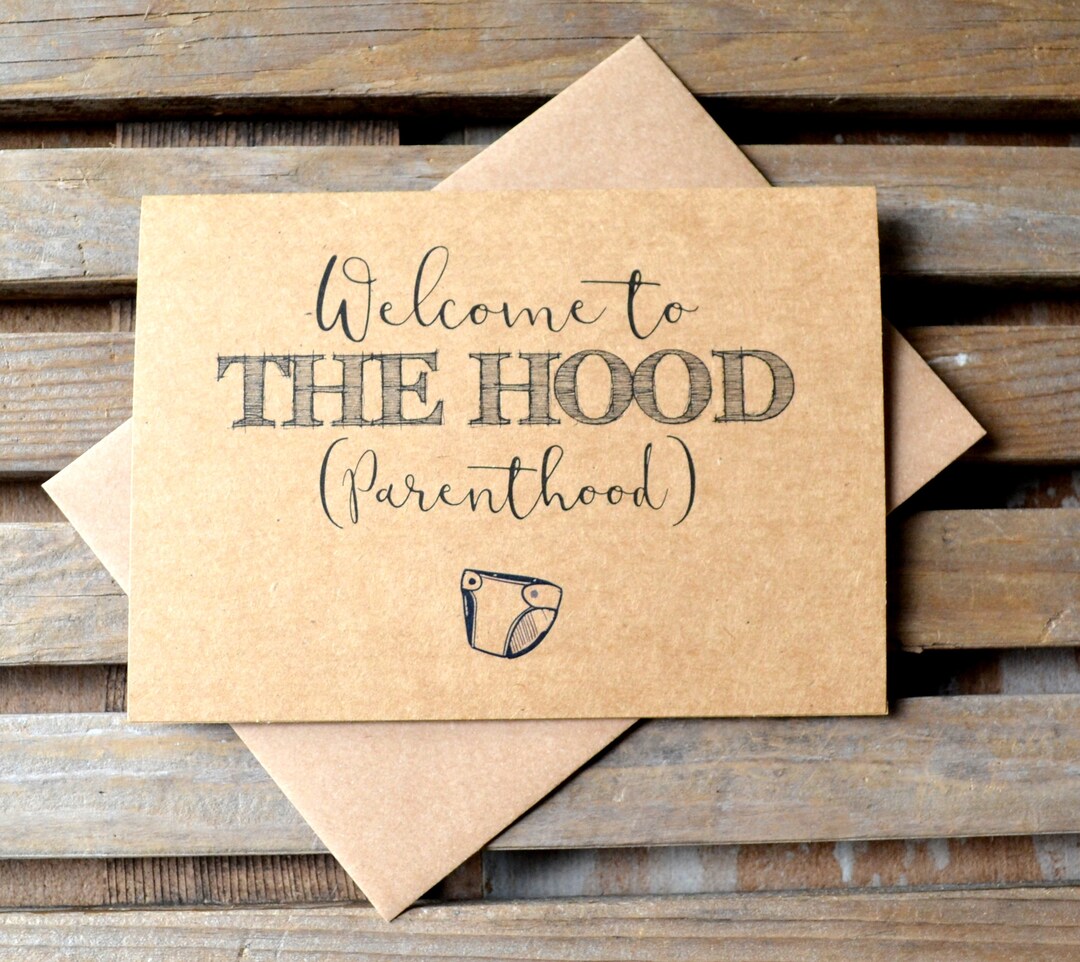 Welcome to PARENTHOOD Funny Pregnancy Cards Funny Baby Card Funny New ...