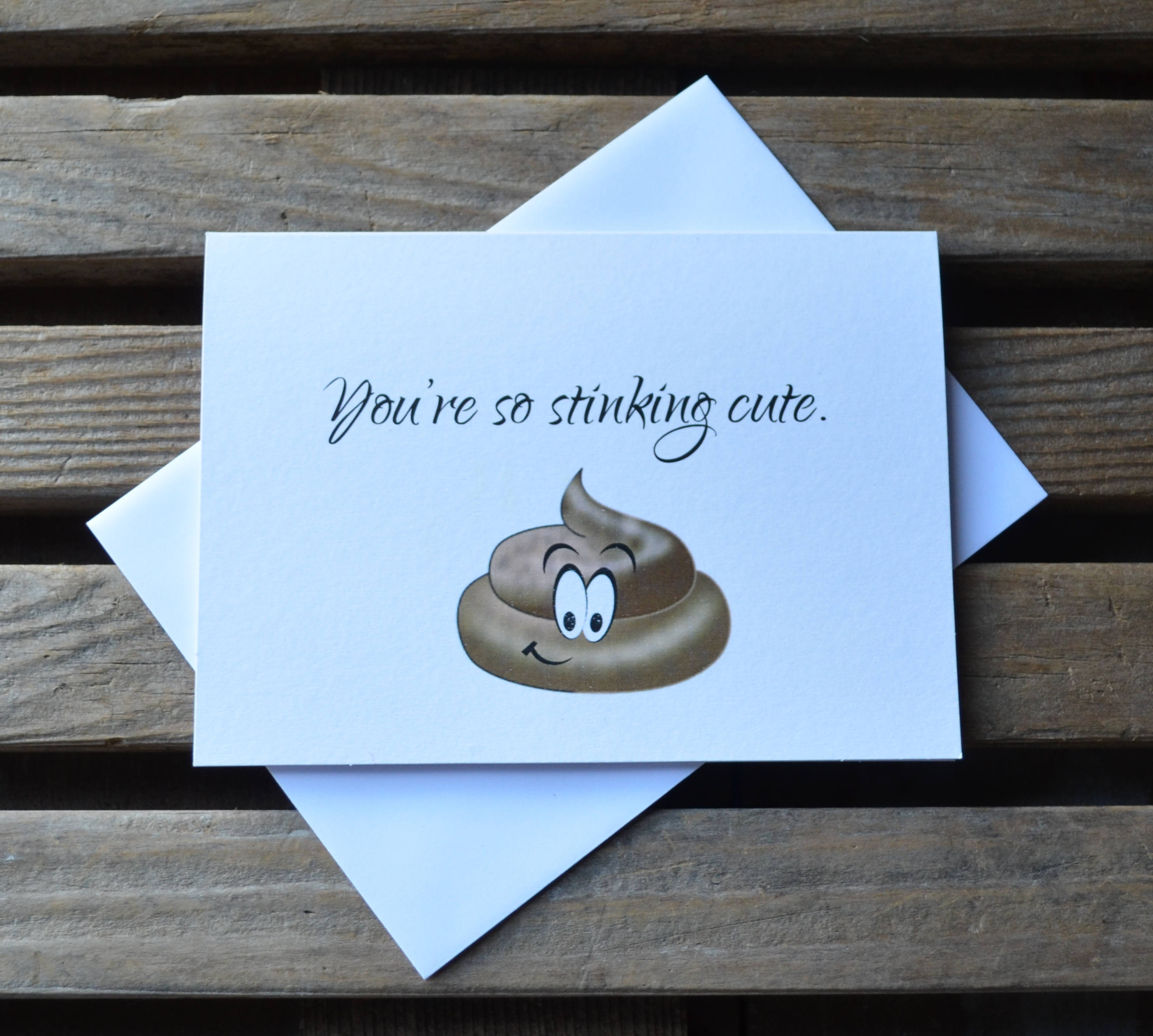 Youre SO STINKING CUTE Funny Valentine Day Card Romance Card - Etsy
