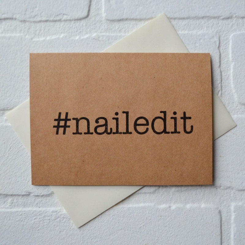 Hashtag Card - Etsy UK