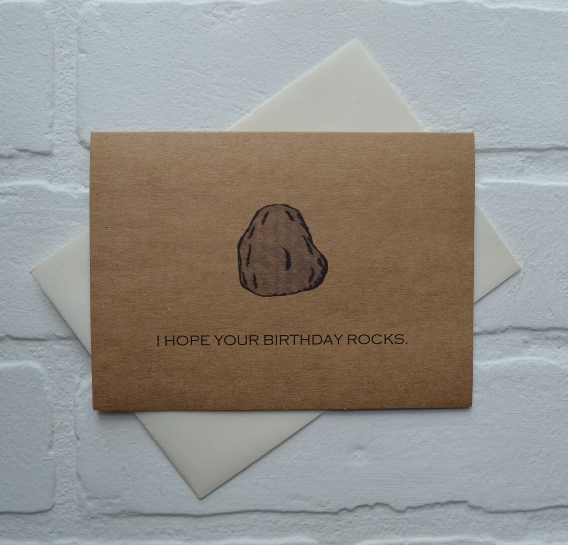 Hope Your BIRTHDAY ROCKS Birthday Card Greeting Card Happy - Etsy