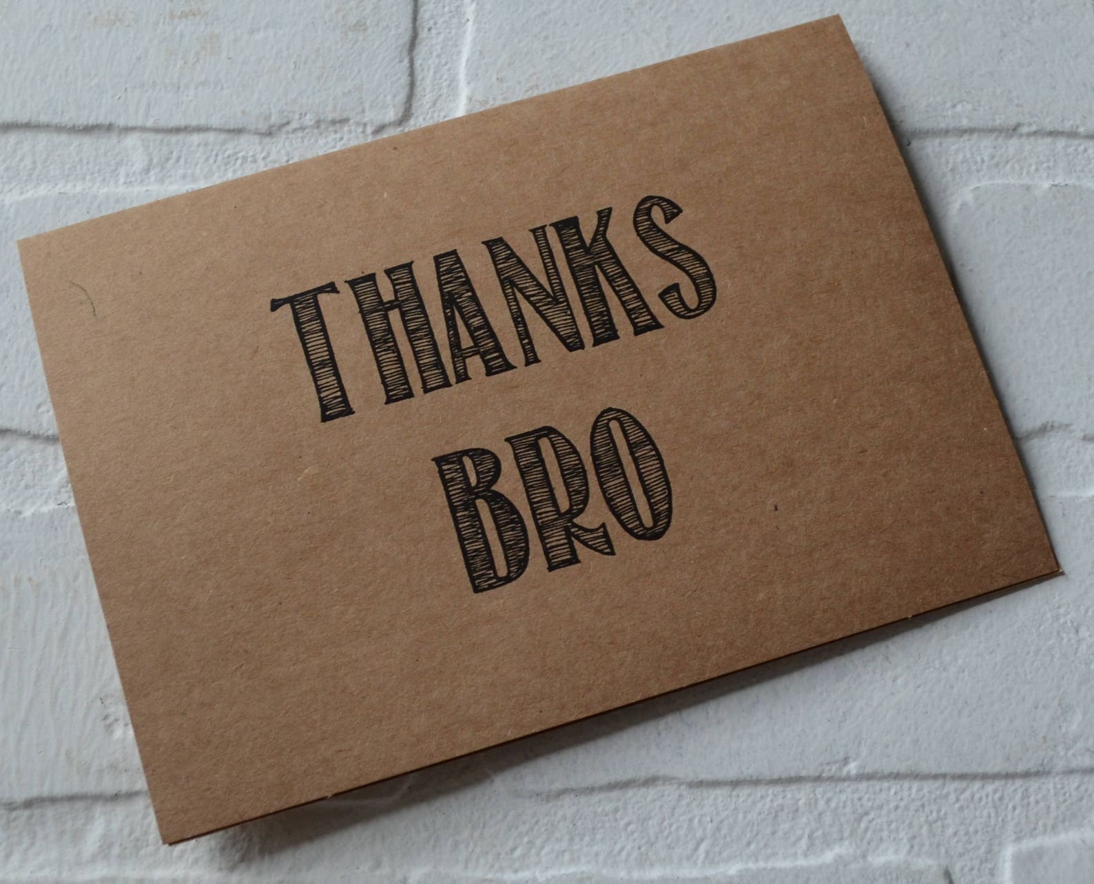 THANKS BRO Groomsman Thank You Cards Funny Groomsman Card - Etsy