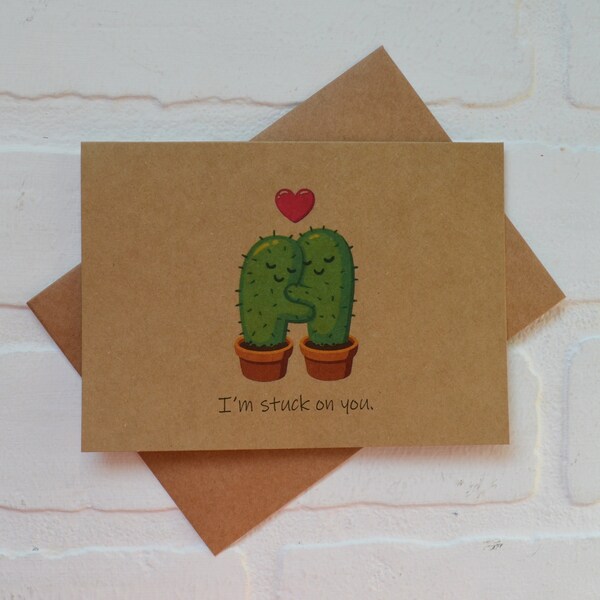 Cactus Pun Card - Etsy