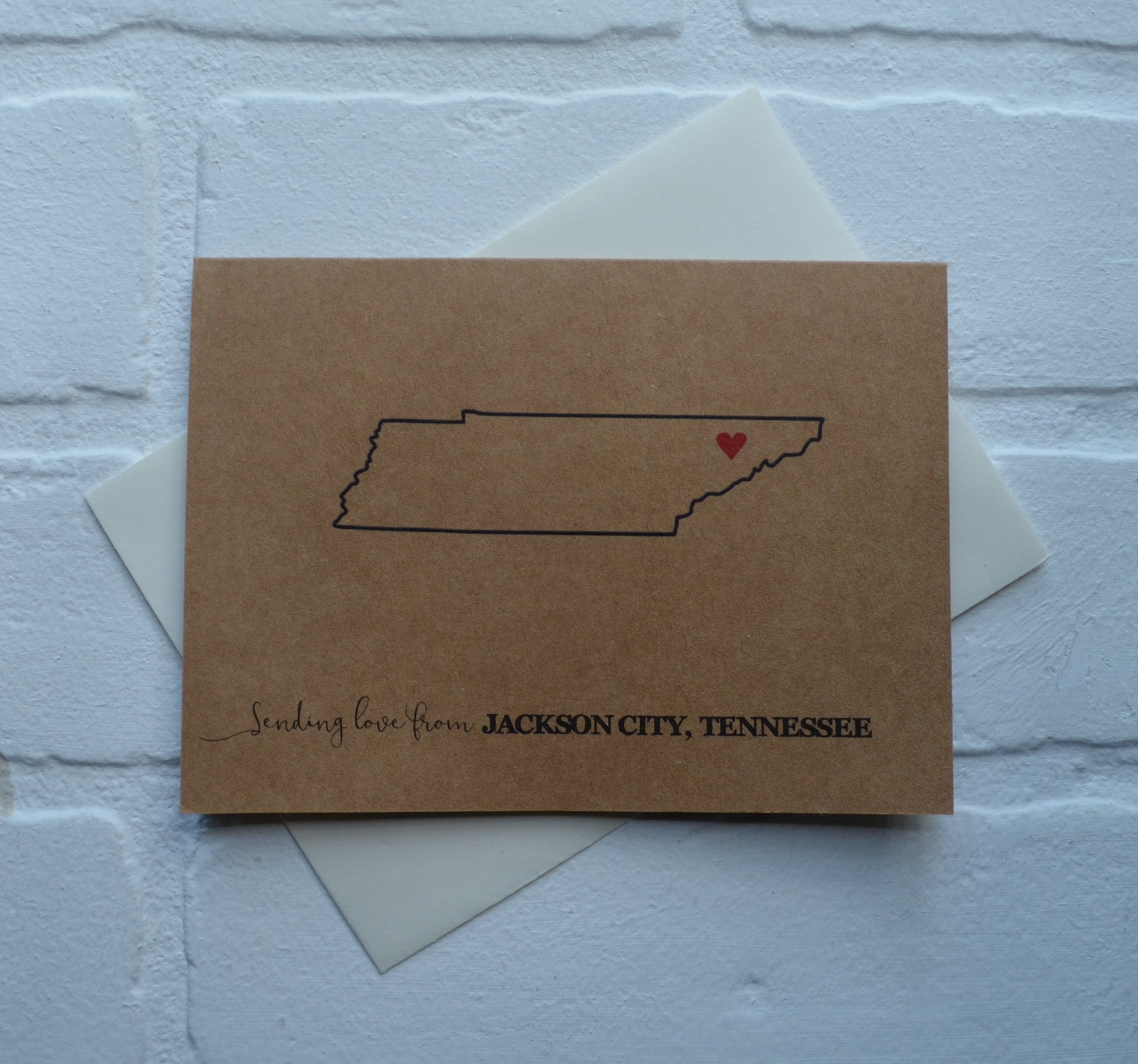 LOVE From TENNESSEE Cities Card | Friendship Cards | TN State | Love ...