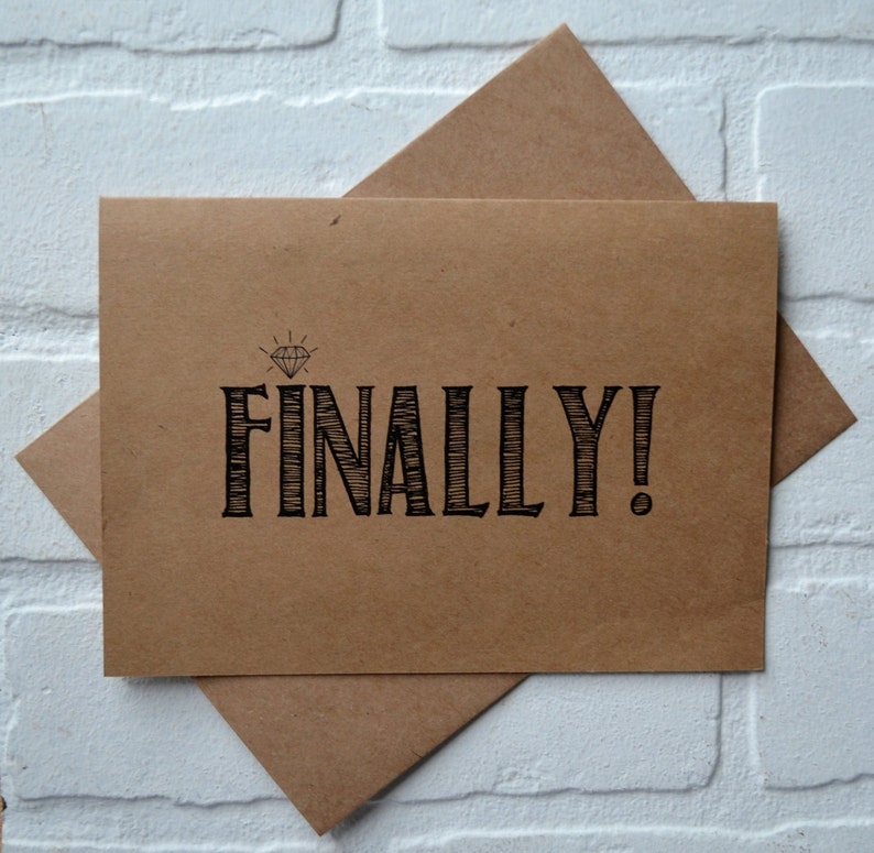 FINALLY Bridesmaid Proposal Cards Will You Be My Maid Matron - Etsy